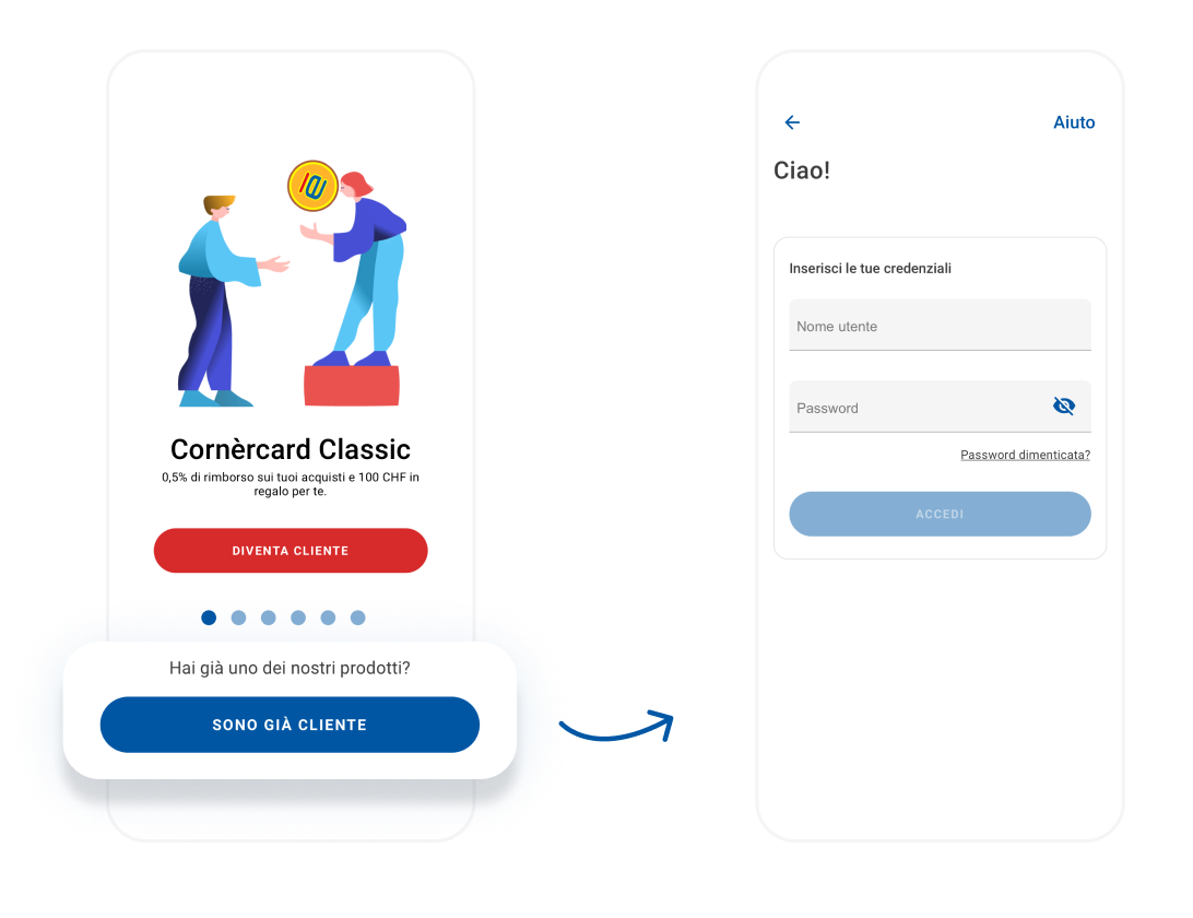 Come accedo alla iCornèr App? – Cornèrcard